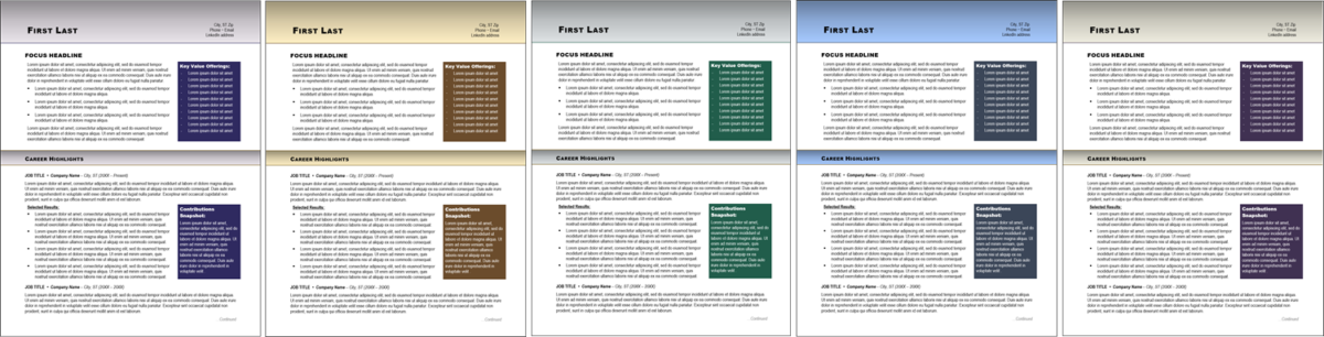 Resume Template With a Classic Layout - Download & Use It Now