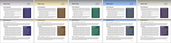 Resume Template With a Classic Layout - Download & Use It Now