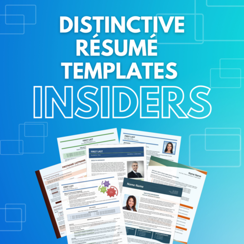 Distinctive Resume Templates Insiders - Distinctive Resume Templates