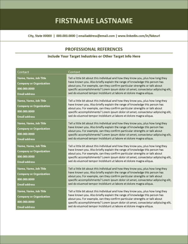 Excellent Resume Template for Professionals - Distinctive Resume Templates