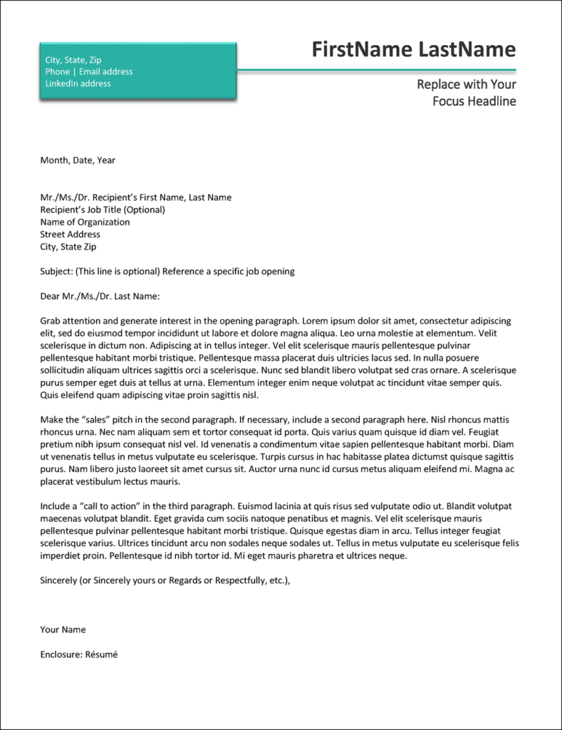 ATS-Compliant Resume Template - Distinctive Resume Templates