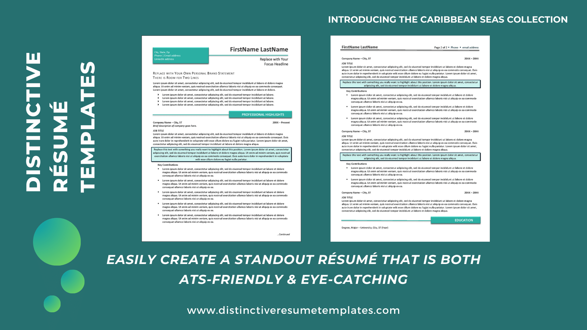 Easy-to-Use Resume Template for Microsoft Word