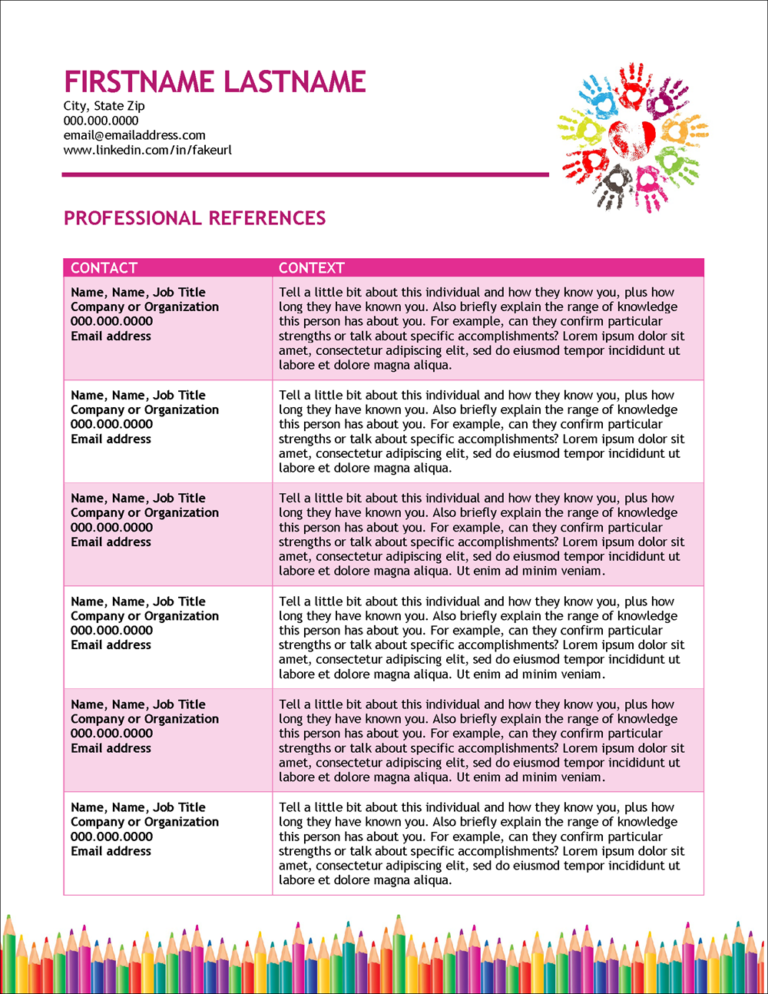 Resume Addendum & Cover Letters for Early Childhood Educators