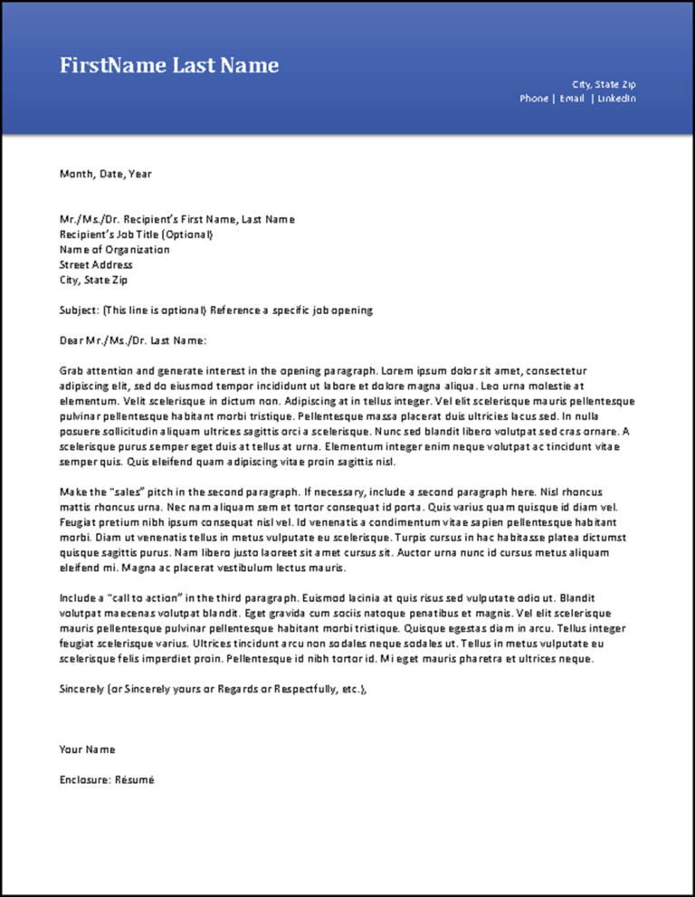College Admissions Cover Letter Template (+ Other Coordinating Templates)