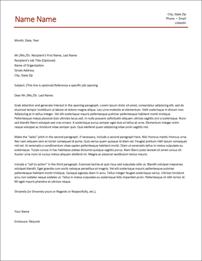 Administrative Resume Addendum, References & Cover Letter Templates