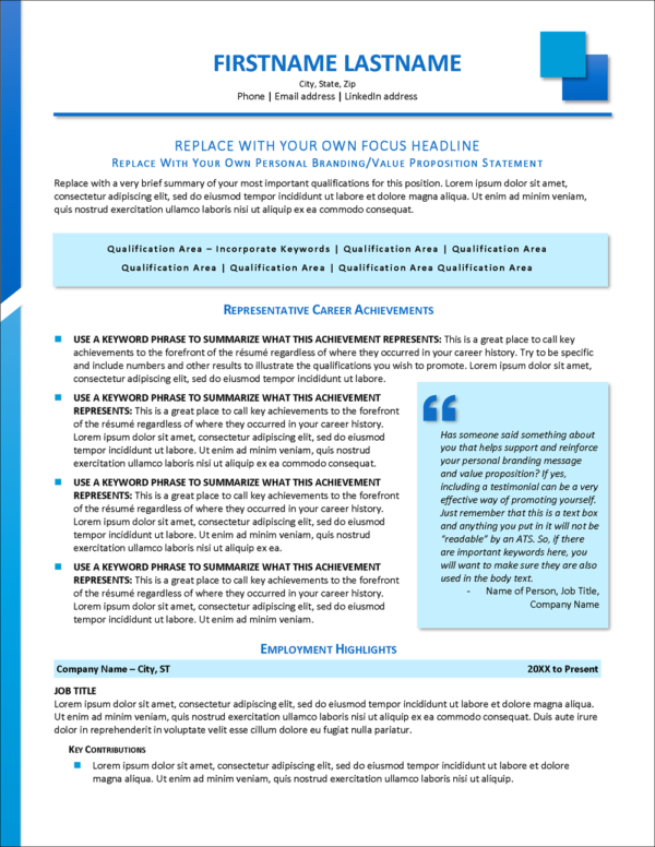 2025's Best Resume Templates - Distinctive Resume Templates