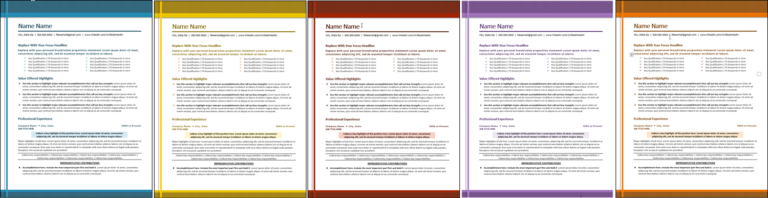 Adaptable Resume Template for Microsoft Word