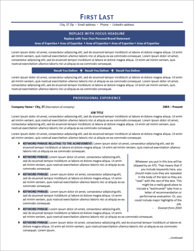 Distinctive Resume Templates Introductory Bundle