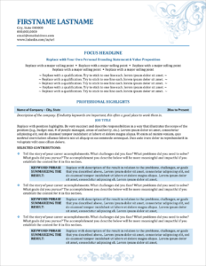 How To Use a Resume Addendum Template In Your Job Search