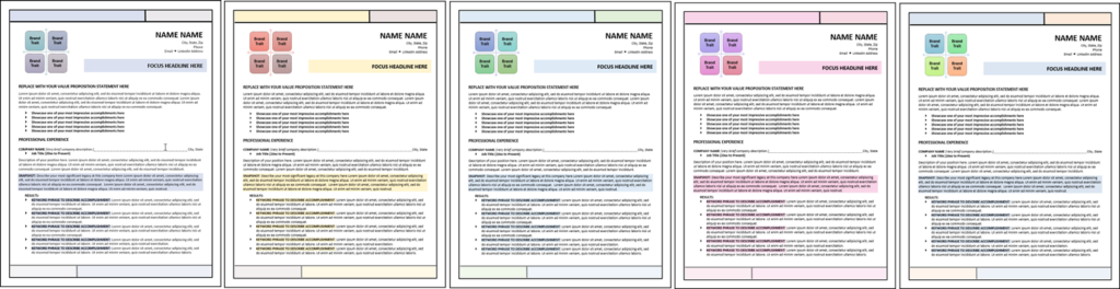 ATS-Compliant Resume Template - Distinctive Resume Templates