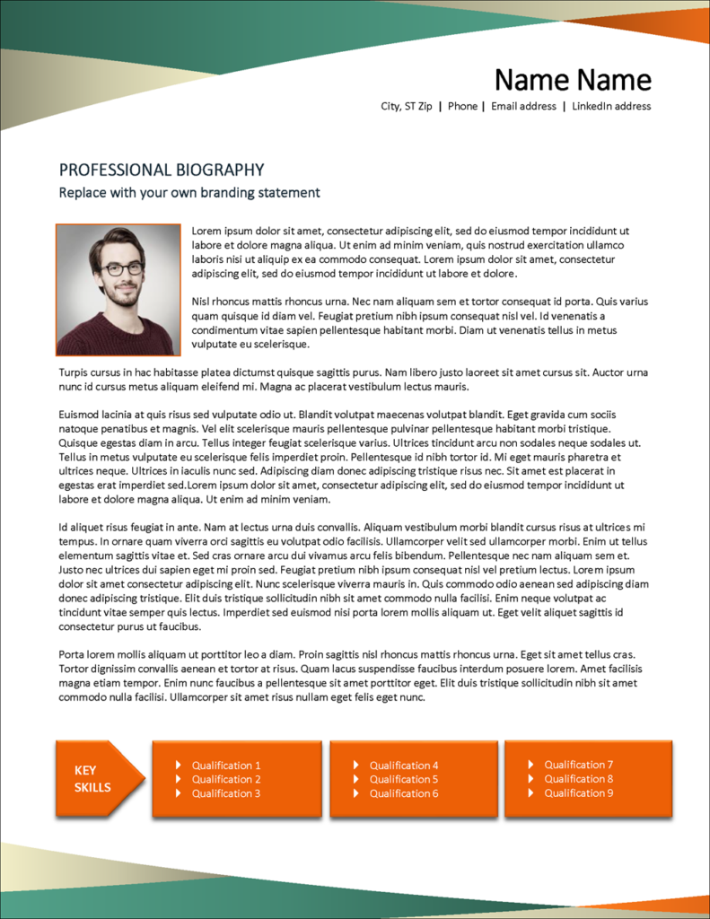 Pivot Functional Resume Template - Distinctive Resume Templates