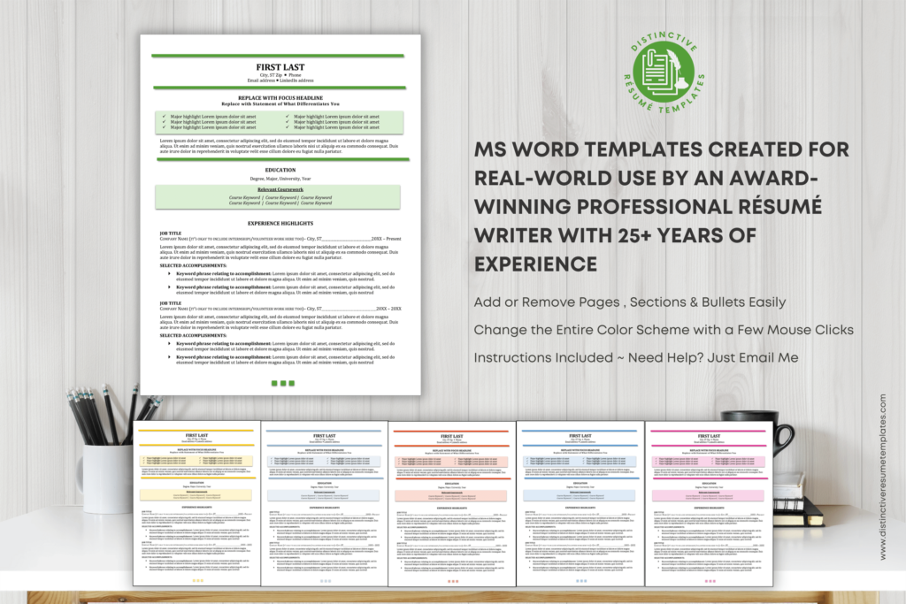 An Easy-to-Use Resume Template for Entry-Level Workers