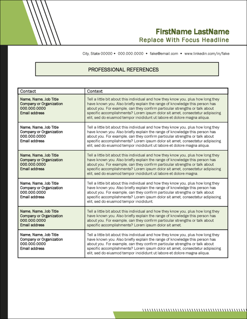 An Eye-Catching Resume Template for Executives & Professionals