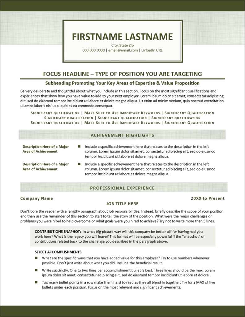 ATS Compatibility & Tables in Resumes - Distinctive Resume Templates
