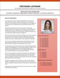 Eye-Catching Executive Biography Templates for Microsoft Word