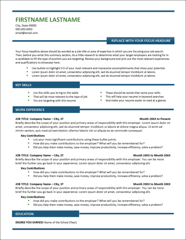 New Releases June 2022 | Distinctive Resume Templates