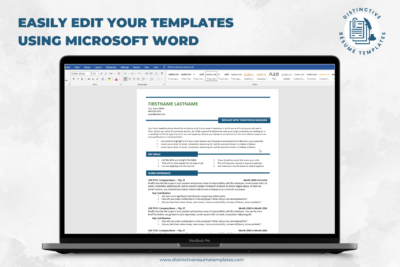Blue Collar Resume Template - Easy-to-Use and Customize