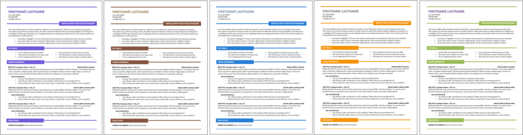Blue Collar Resume Template - Easy-to-Use and Customize