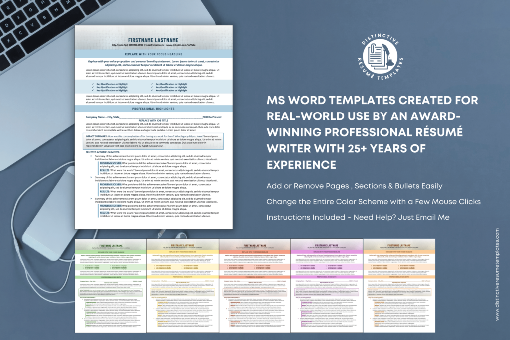 Resume Template for Executive Leaders Focused on Executive Impact
