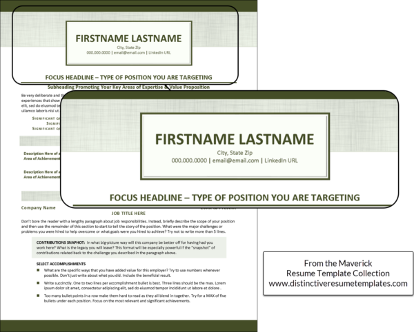 Creating Resume Headers: 20+ Example Headers, Templates & Video Tutorial