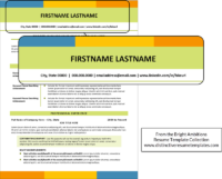 Creating Resume Headers: 20+ Example Headers, Templates & Video Tutorial