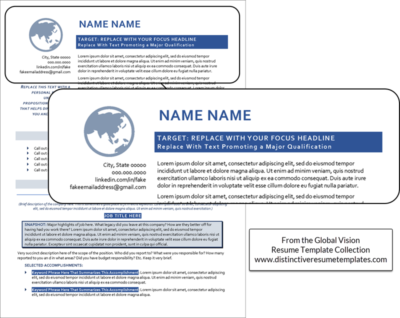 Creating Resume Headers: 20+ Example Headers, Templates & Video Tutorial