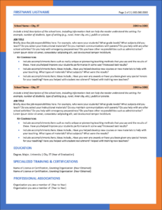 Teacher Resume Template - ATS-friendly & Easy-to-Customize