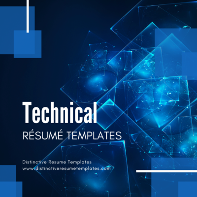 Technical Resume Templates for Microsoft Word