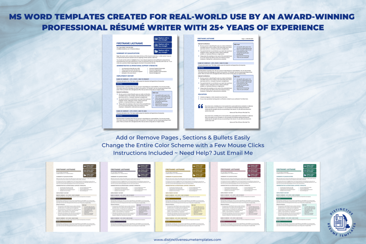 Interview-Winning Administrative Resume Template for Word