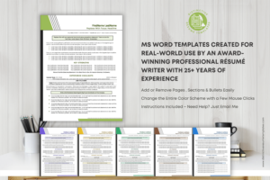 An Eye-Catching Resume Template for Executives & Professionals