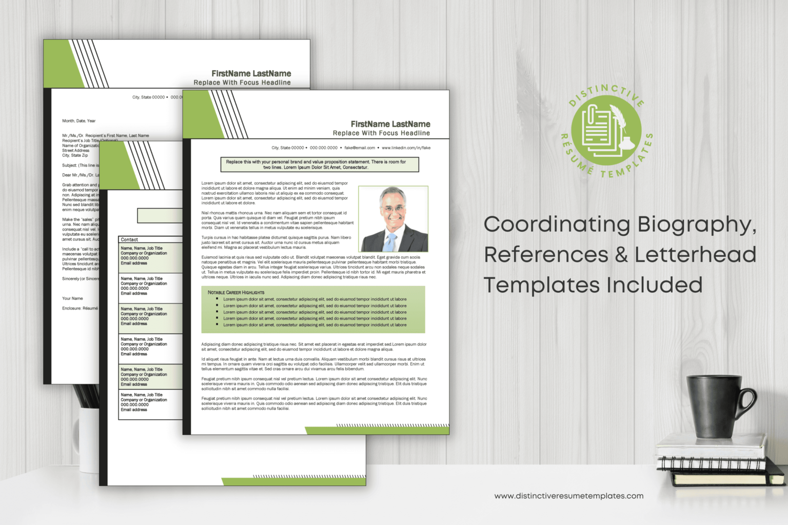 An Eye-Catching Resume Template for Executives & Professionals