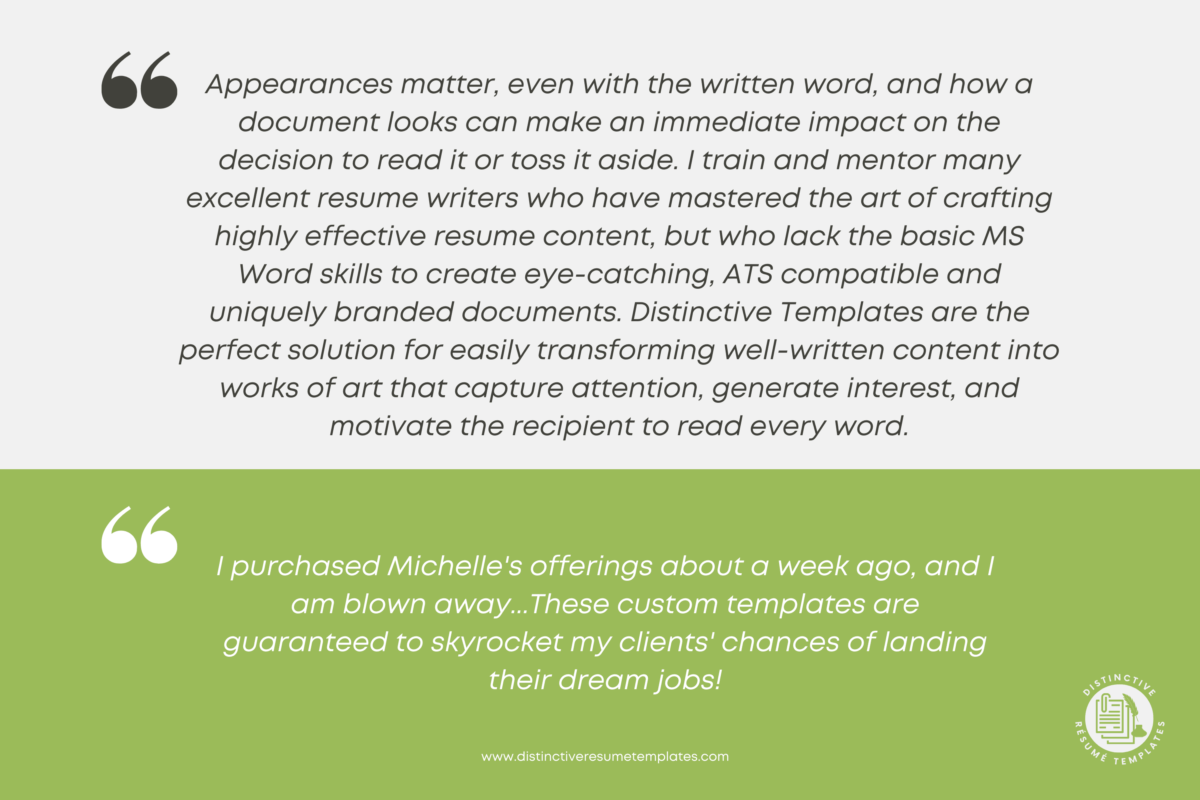 An Eye-Catching Resume Template for Executives & Professionals