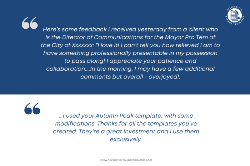 STAR Resume Template for Microsoft Word