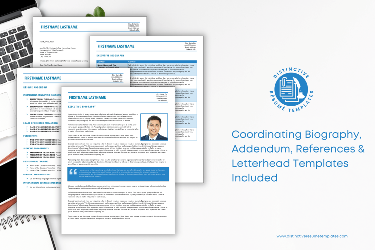Chronological Resume Template for Microsoft Word