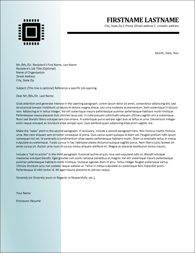 Computer Science Resume Addendum, Bio, References & Cover Letter Templates