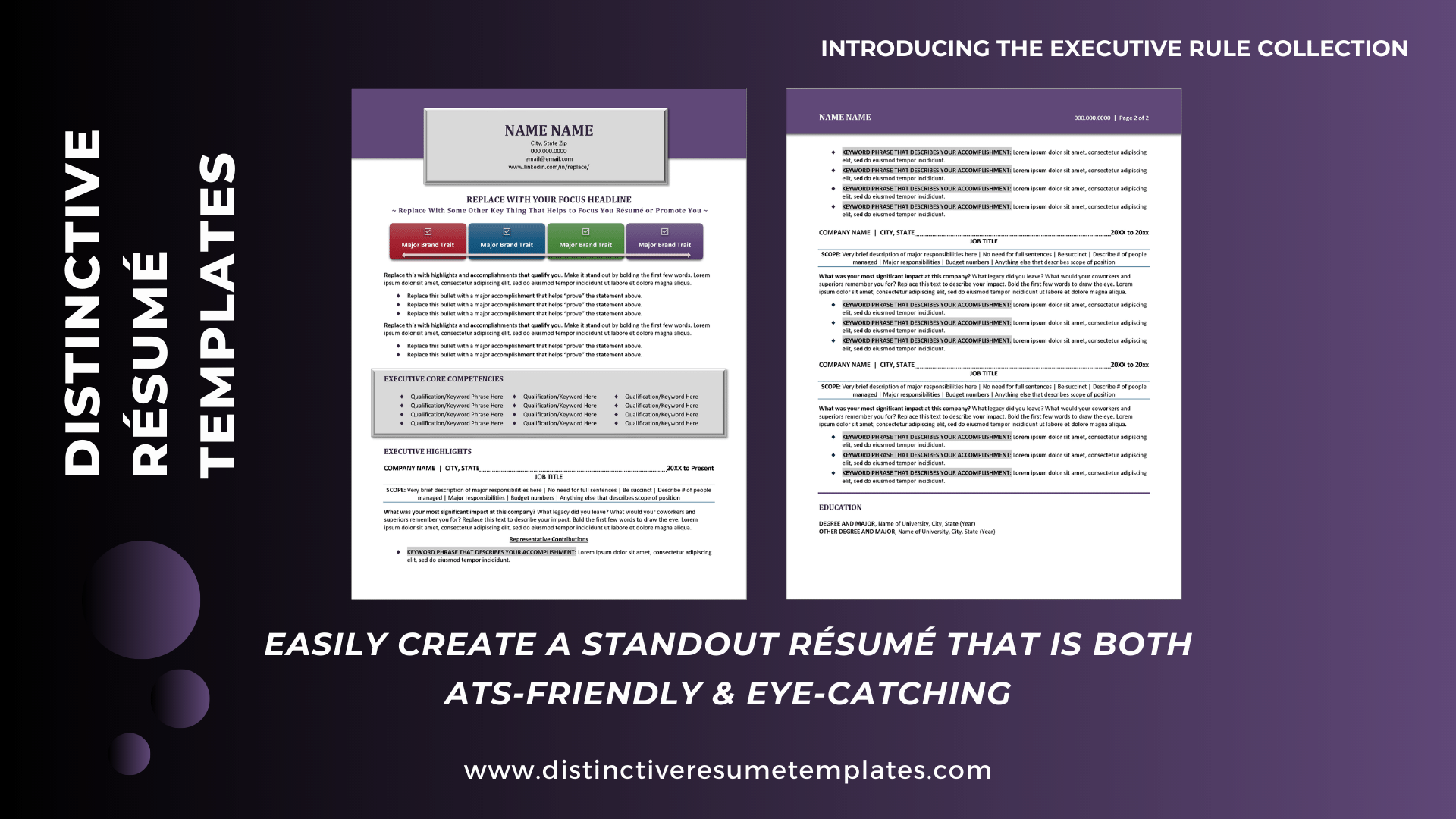 Downloadable C-Suite Resume Template for Microsoft Word Downloadable C-Suite Resume Template for Microsoft Word