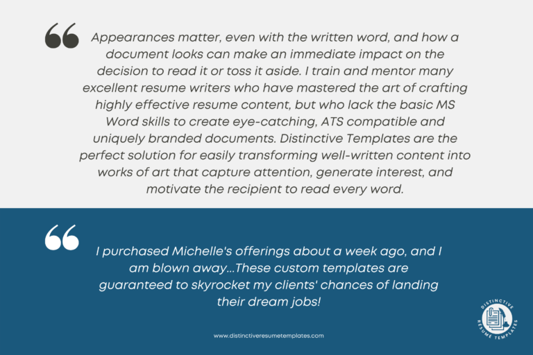 Modern Research CV Template for Microsoft Word
