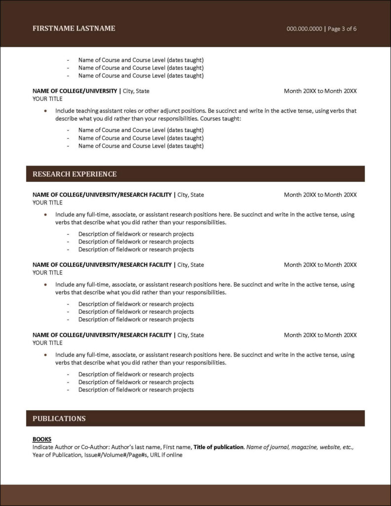 Attention-Getting & Modern CV Template for Microsoft Word