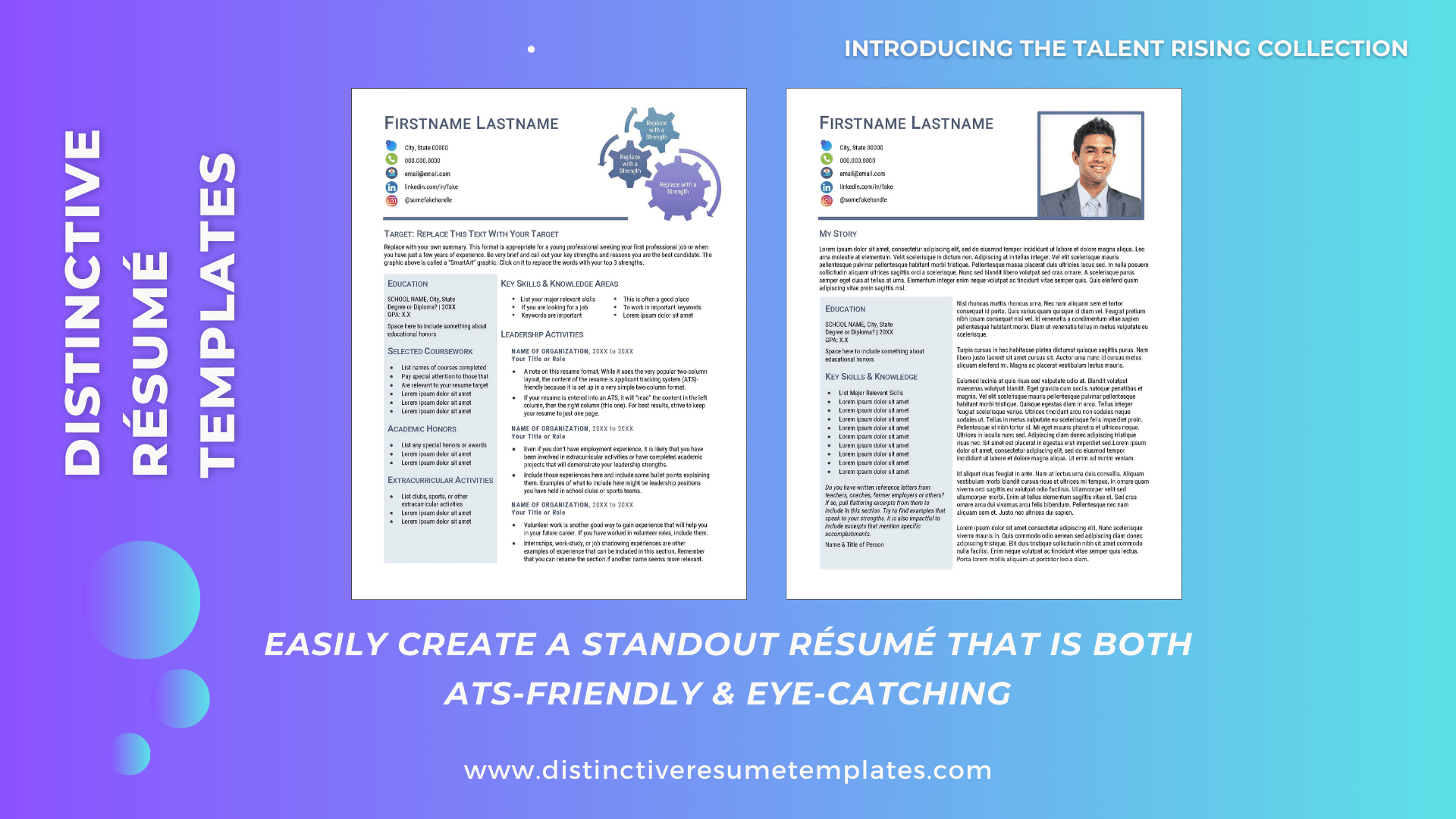 Standout, Easy-to-Customize First Job Resume Template