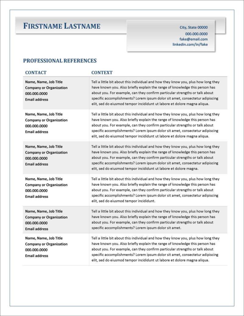 Easy-to-Customize, Sophisticated Template for Your Resume