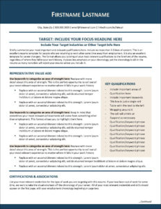 Job-Winning Return-to-Work Resume Template
