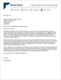 Resume for Board of Directors - Premium Word Template