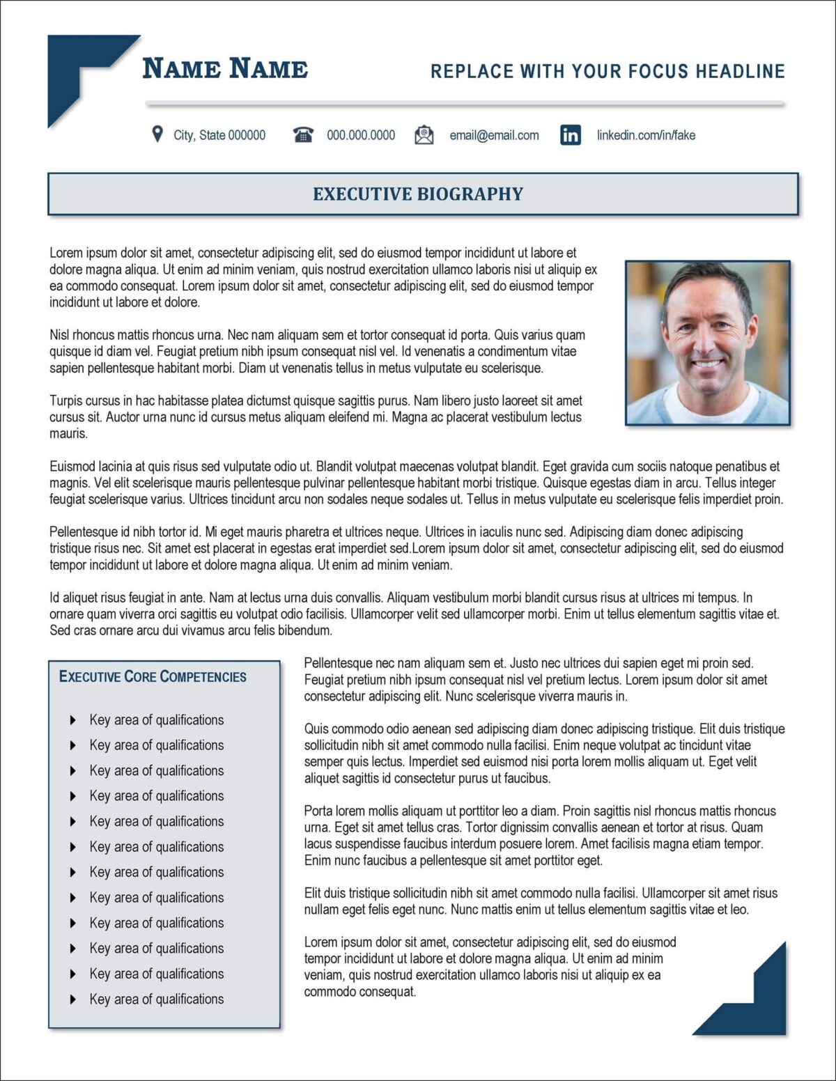 Board Bio, Resume Addendum, References & Letter Templates