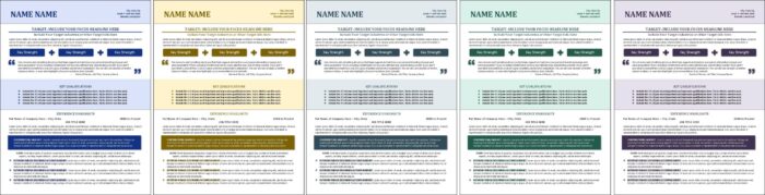 Good Resume Template for Professional & Executive Resumes