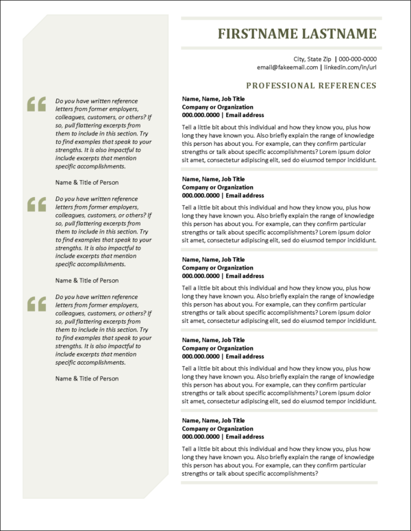 Eye-Catching & Elegant Executive Resume Template