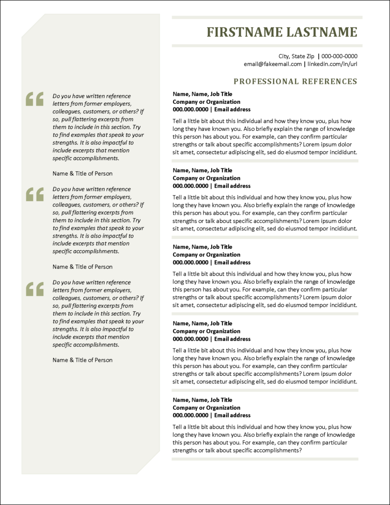 Eye-Catching & Elegant Executive Resume Template