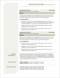 Elegant Executive Profile, Bio, References & Cover Letter Templates