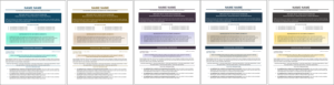 Flexible Executive Resume Template for Microsoft Word