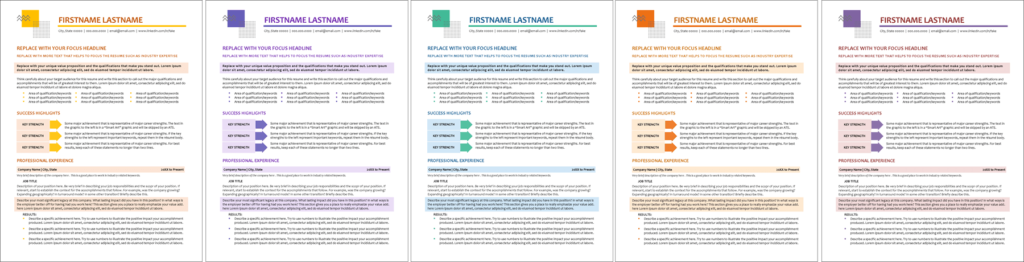 Premium MS Word Template for a Stylish Resume Format