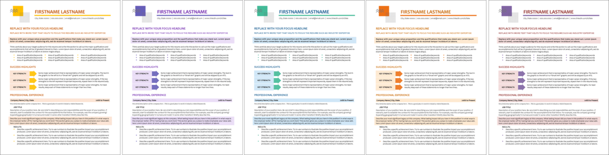 Premium MS Word Template for a Stylish Resume Format
